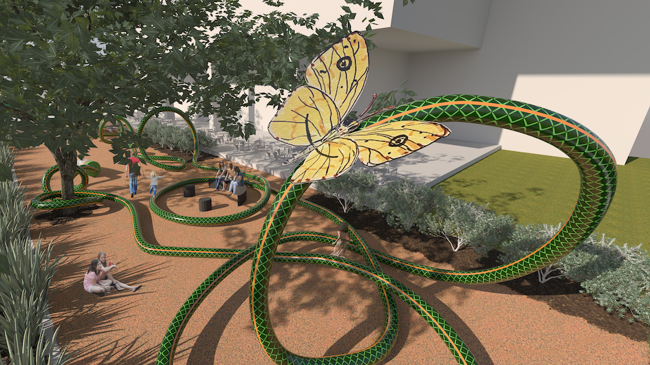 The Big Hose, QAGOMA Commission with artist Nell | TONY ALBERT